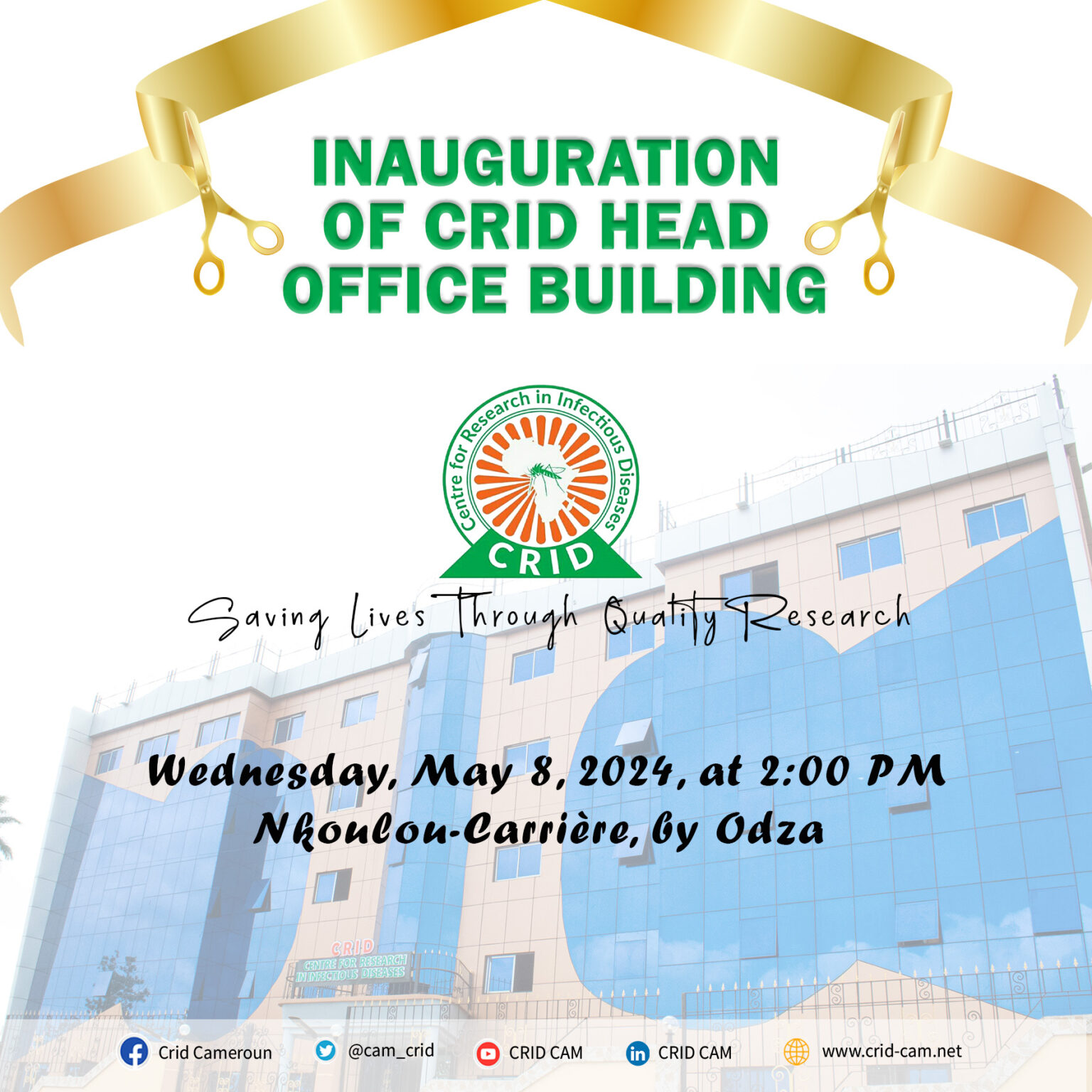 INAUGURATION OF CRID HEAD OFFICE BUILDING - CRID